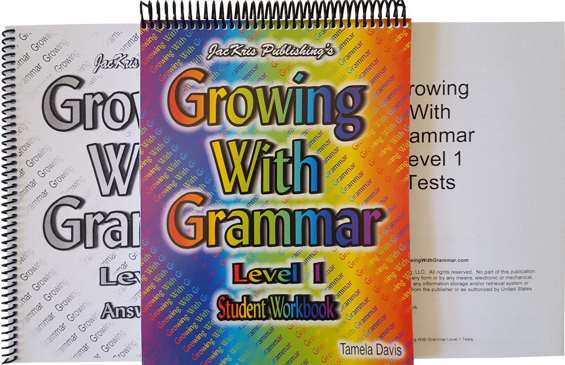Growing With Grammar- Levels 1-8 – JacKris Publishing