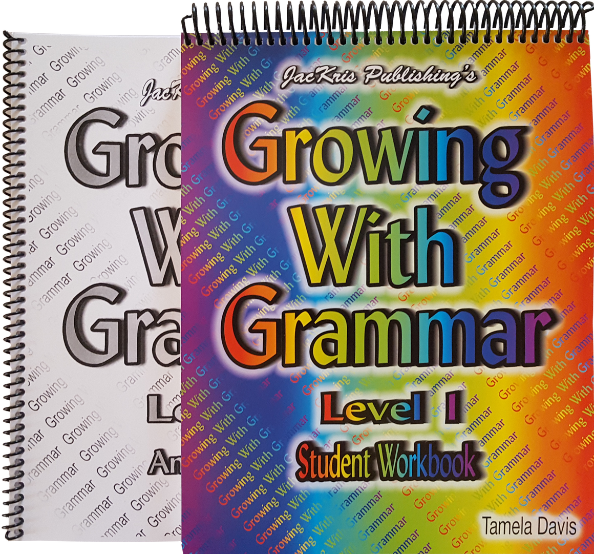 Growing With Grammar- Levels 1-8 – JacKris Publishing