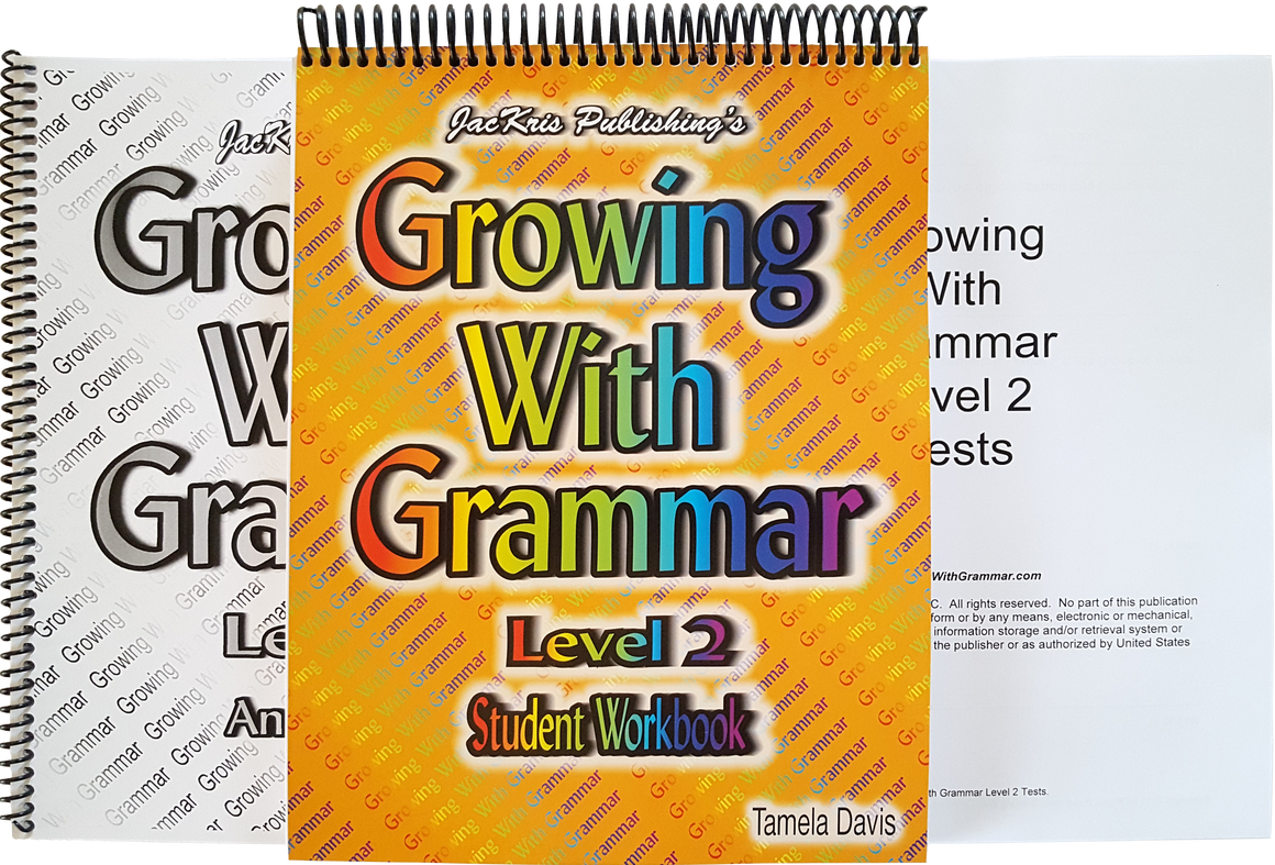 Growing With Grammar- Levels 1-8 – JacKris Publishing