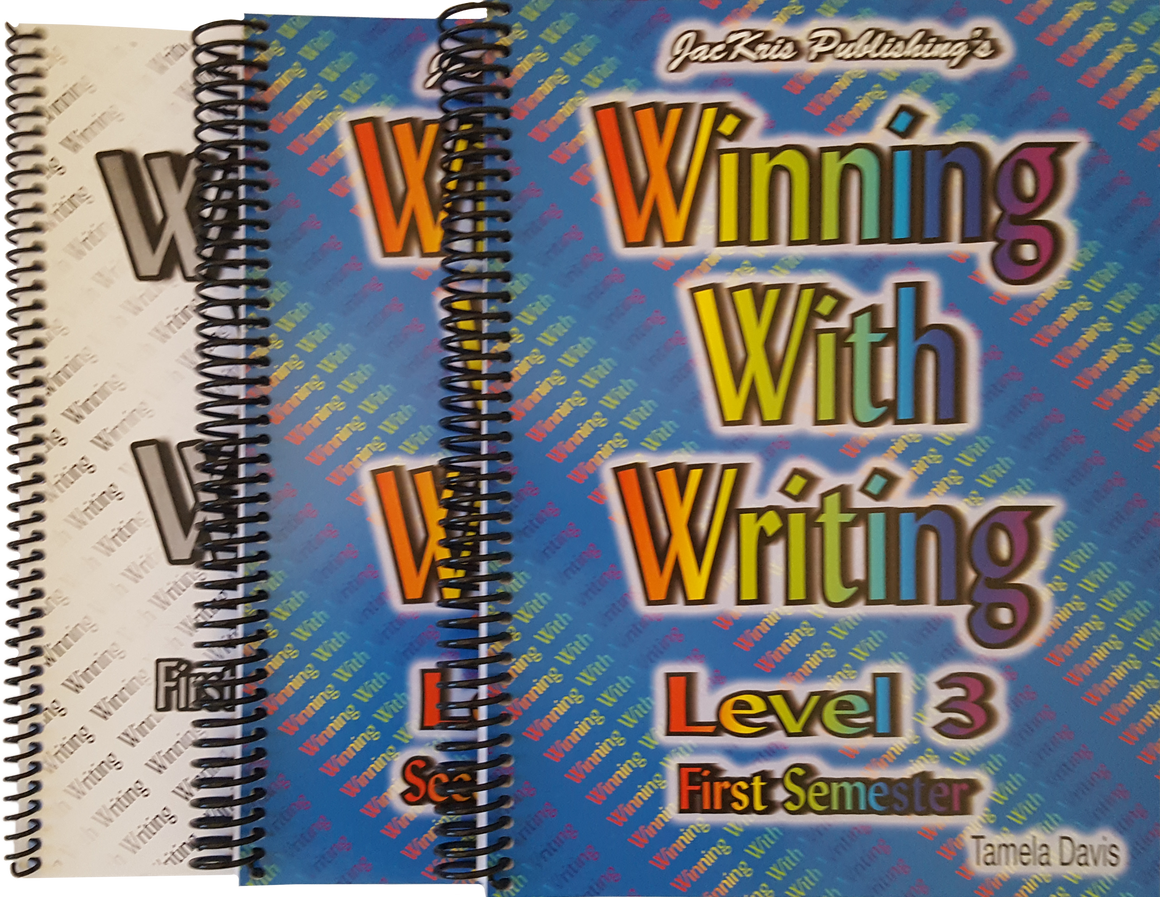 Winning With Writing, Level 3, Complete Set – JacKris Publishing