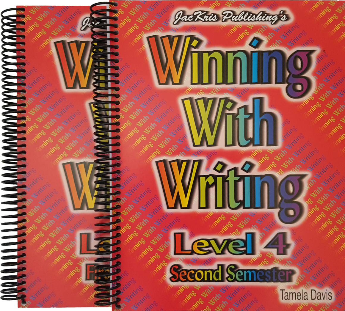 Winning With Writing, Level 4, First and Second Semester Workbooks ...