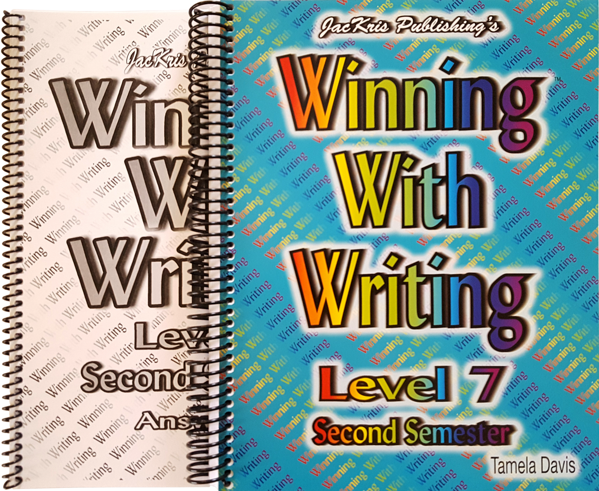 Winning With Writing, Level 7, Second Semester Workbook and Answer Key ...