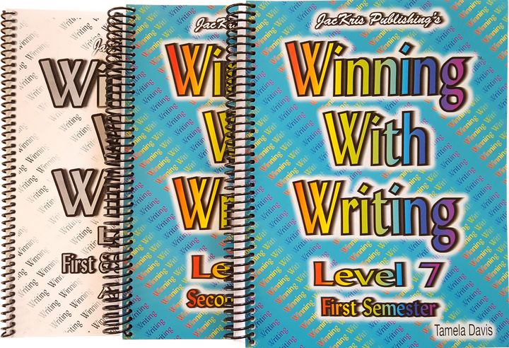 Winning With Writing, Level 7, Complete Set – JacKris Publishing